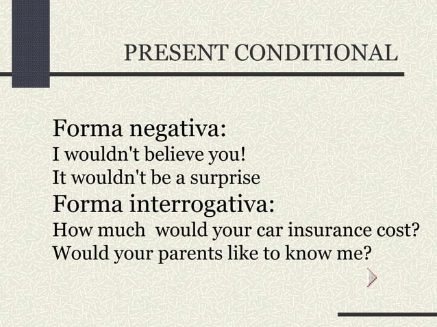 Present conditional | PPTX
