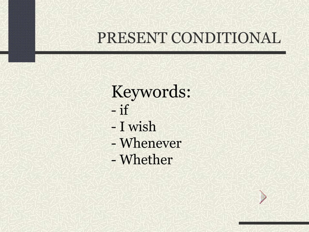 Present conditional | PPTX