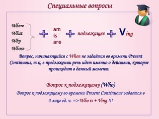 Present continuous presentation | PPTX | Family and Relationships