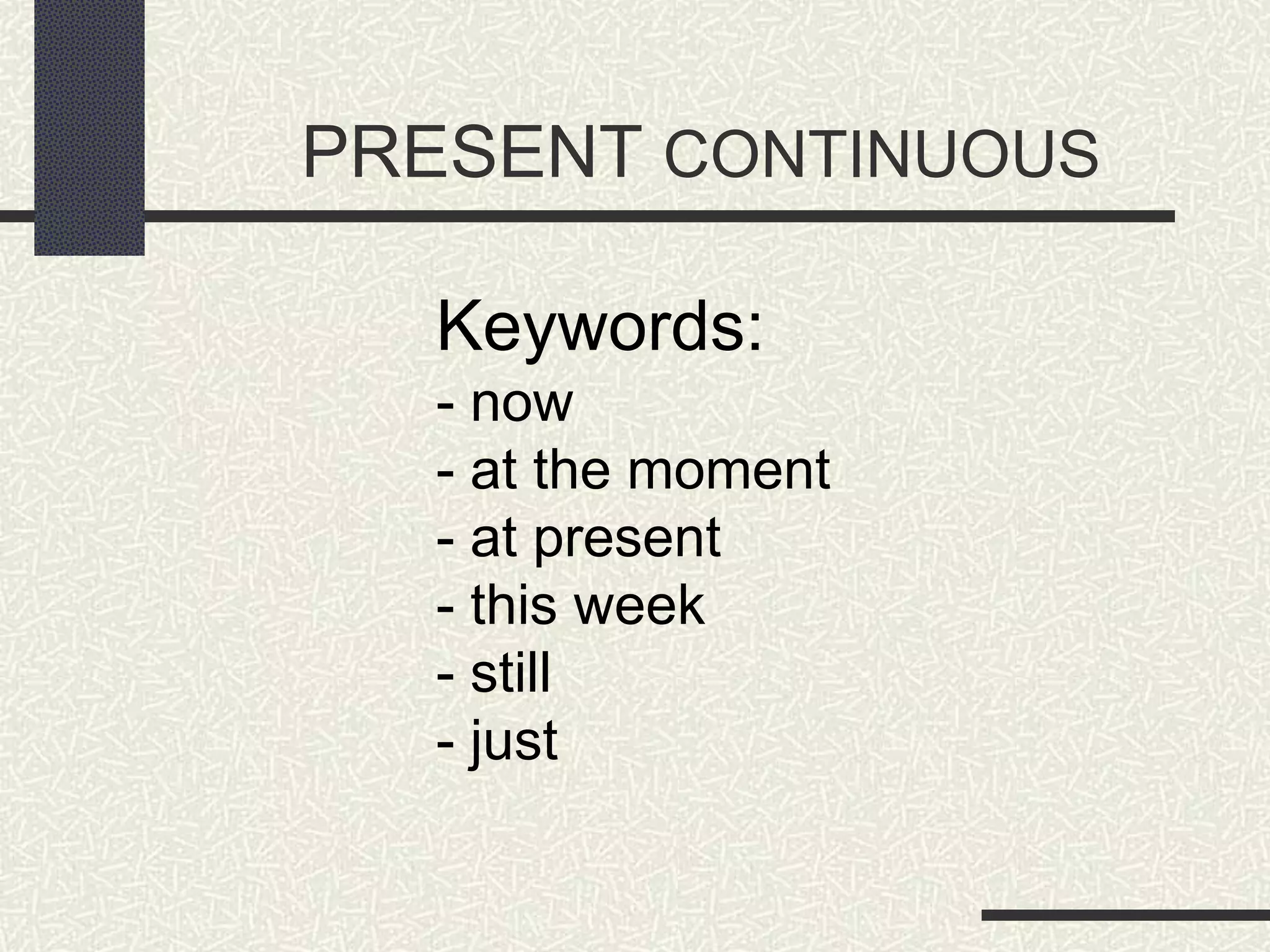 Present continuous | PPTX