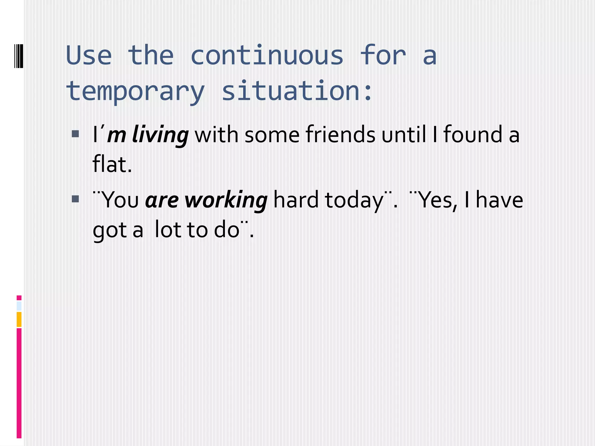 Present continuous vs Simple present | PPTX