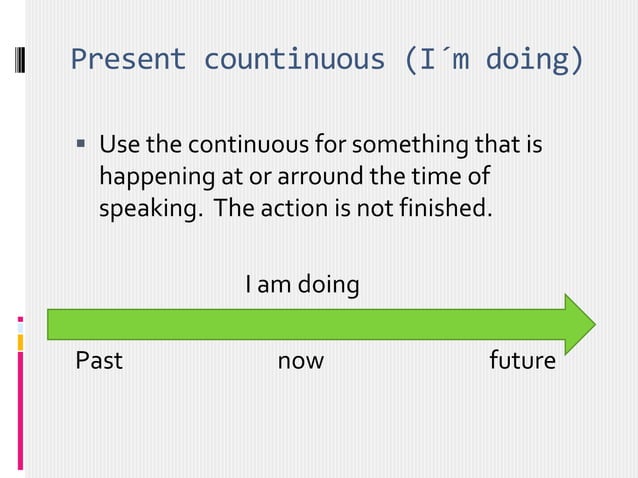 Present continuous vs Simple present | PPT
