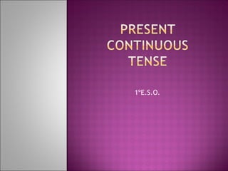 Present continuous | PPT