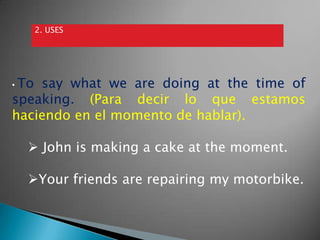 Present continuous | PPTX