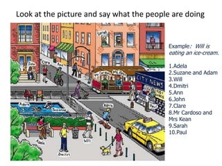 Present continuous | PPSX | Fiction | Books and Literature