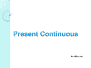 Present continuous | PPT