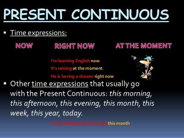 Present continuous
