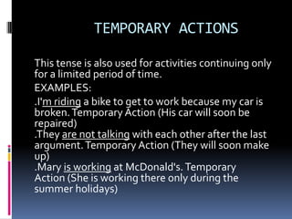 Present continuous | PPTX