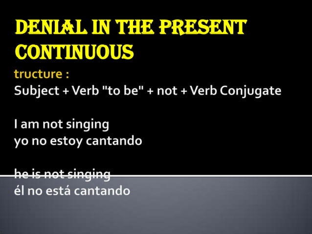 Present continuous | PPTX