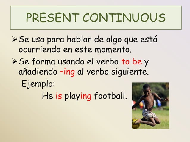 Present continuous | PPTX