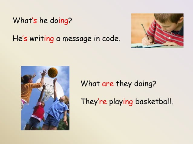 Present continuous | PPT