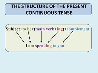 Present continuous tense | PPTX