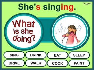 Present continuous English 6 | PPT