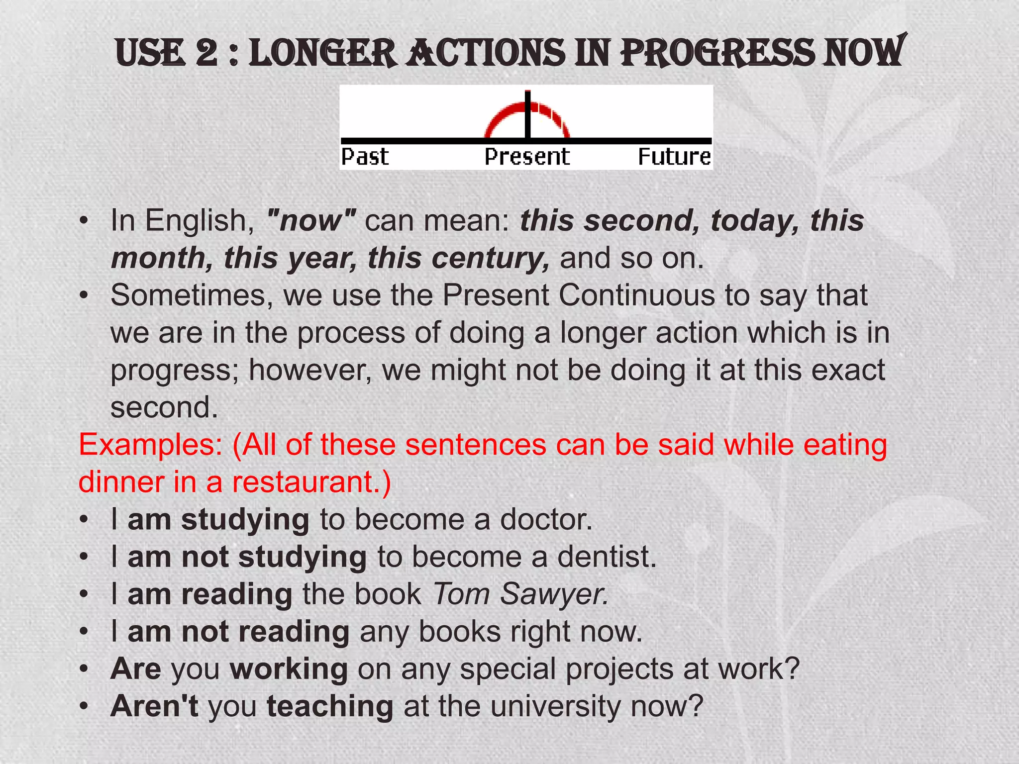 Present Continuous | PPTX