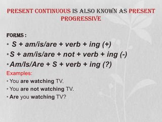 Present Continuous | PPT