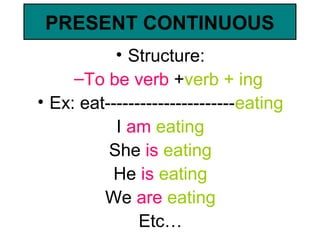 Present continuous | PPT