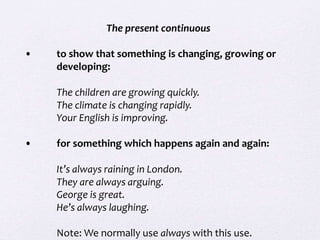 Present continuous | PPT