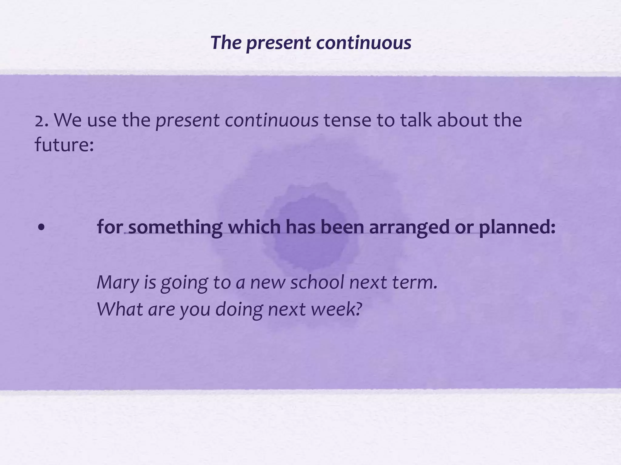 Present continuous | PPTX