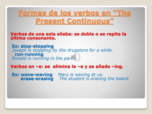 Present continuous | PPTX