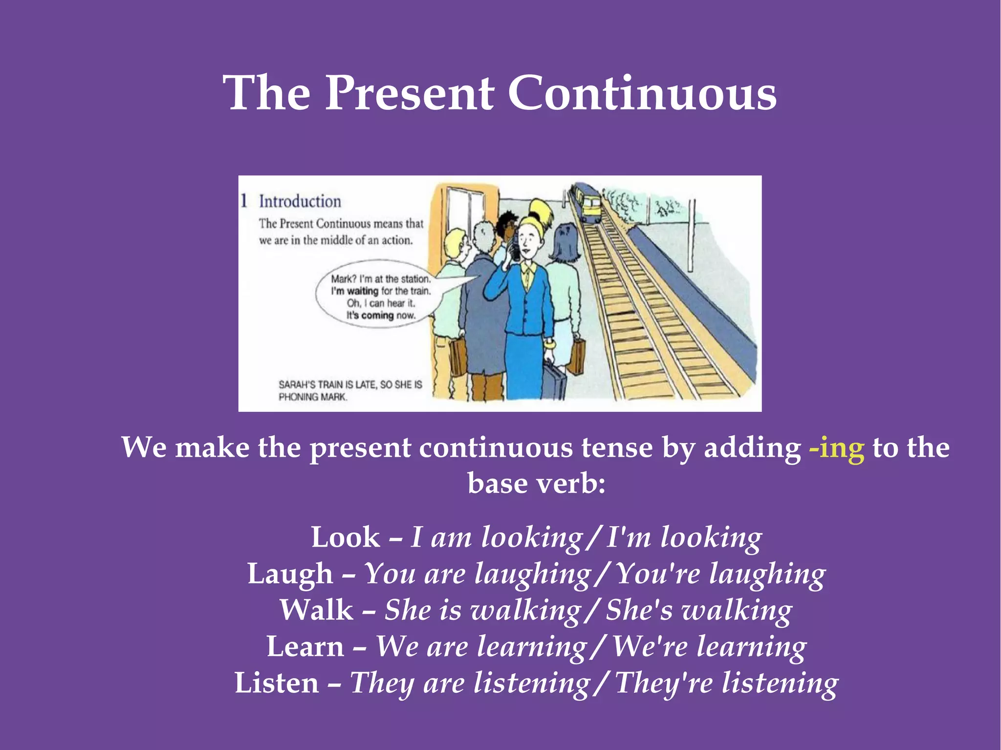 Present continuous | PPT