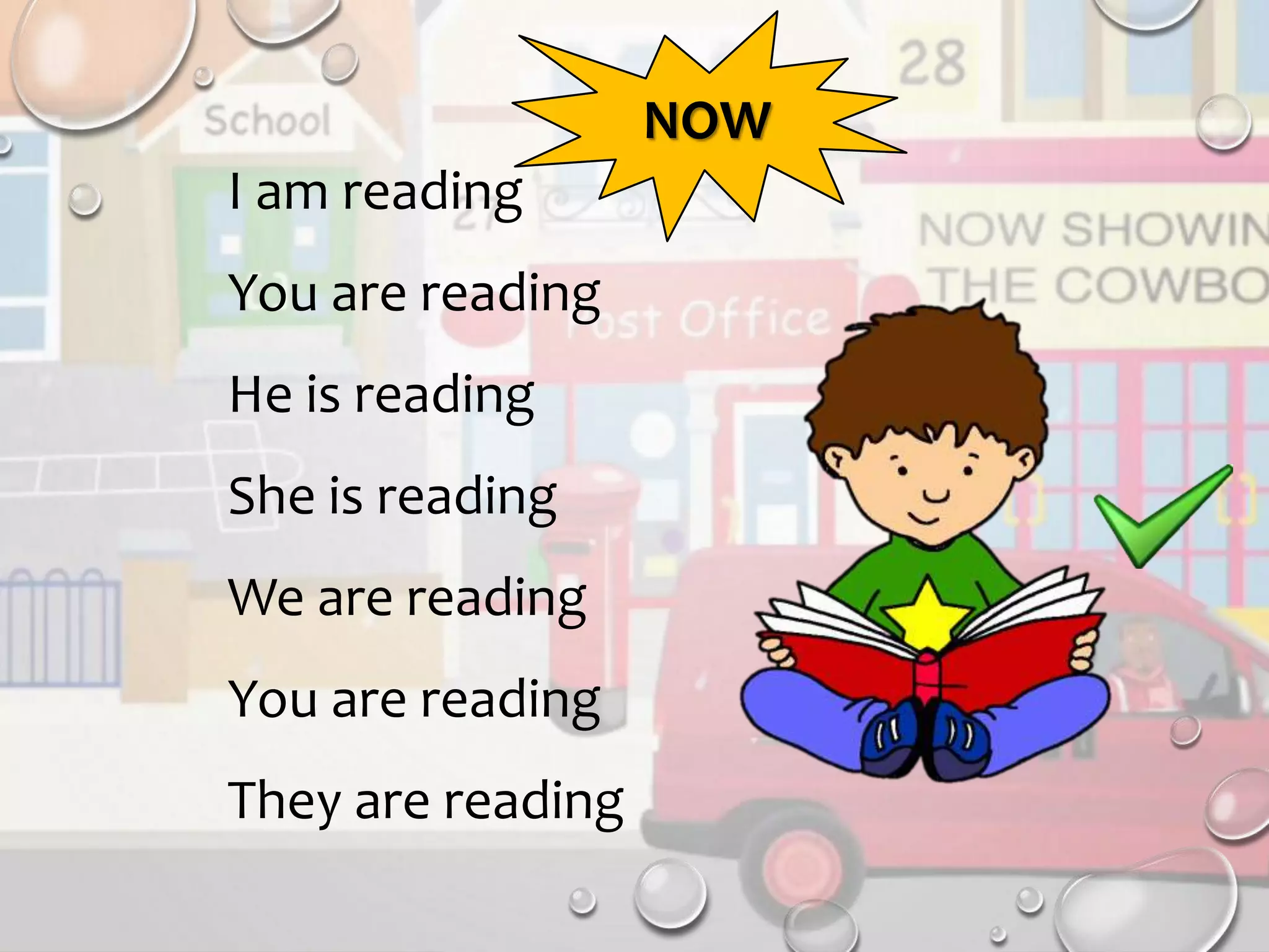 Present continuous + To be | PPT