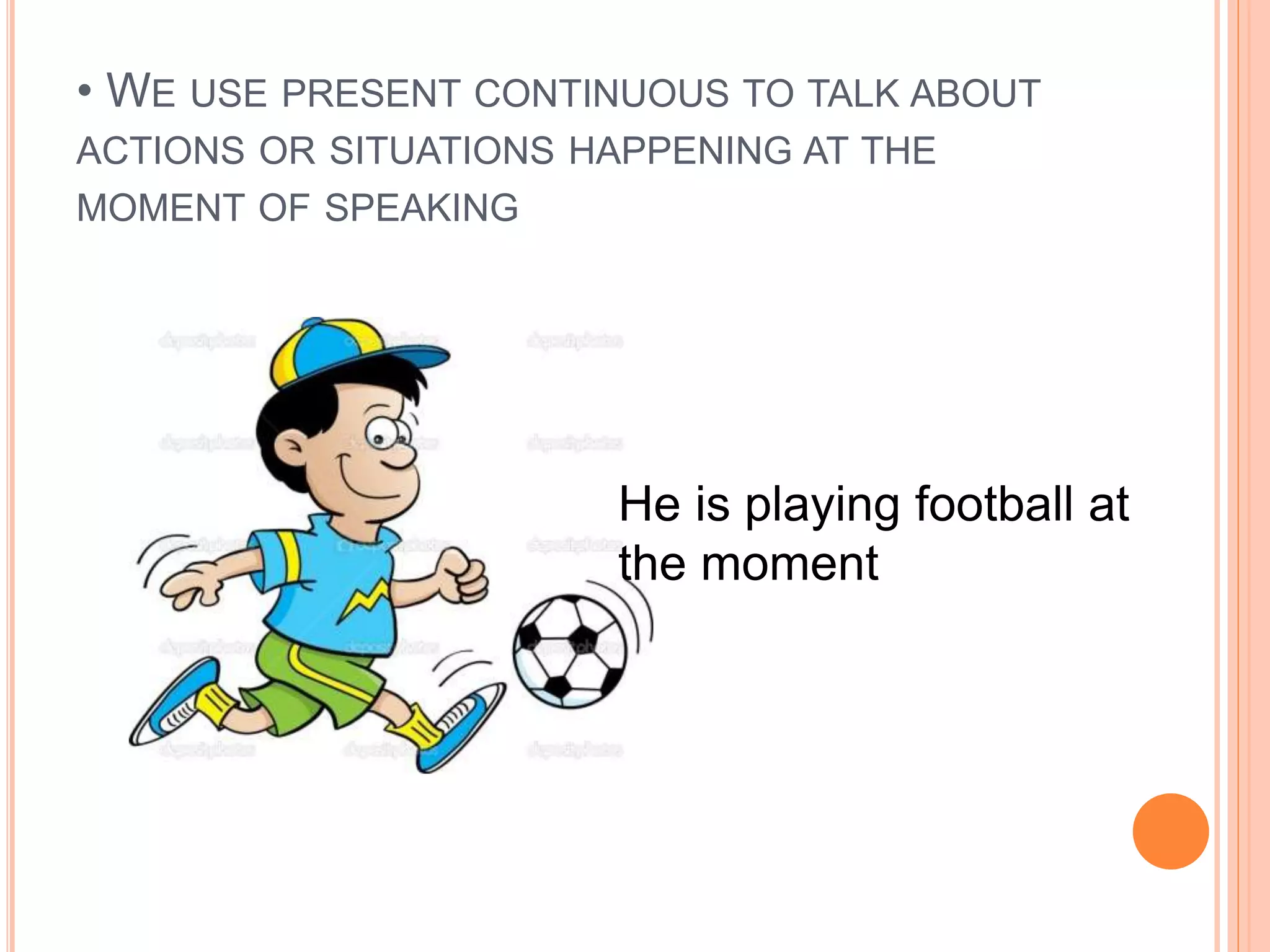 Present continuous | PPTX