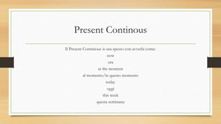 Present continuous | PPTX