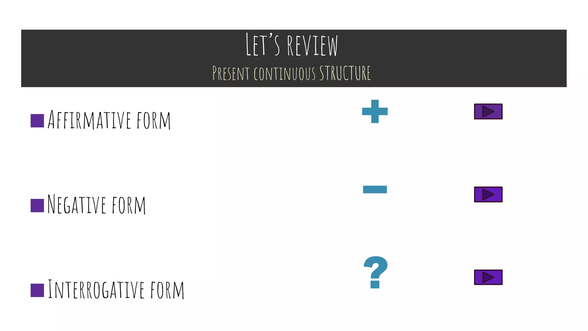 Present continuous | PPT