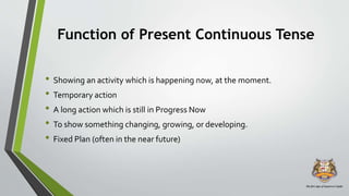 Present continuous - by Andri Wibisono | PPT