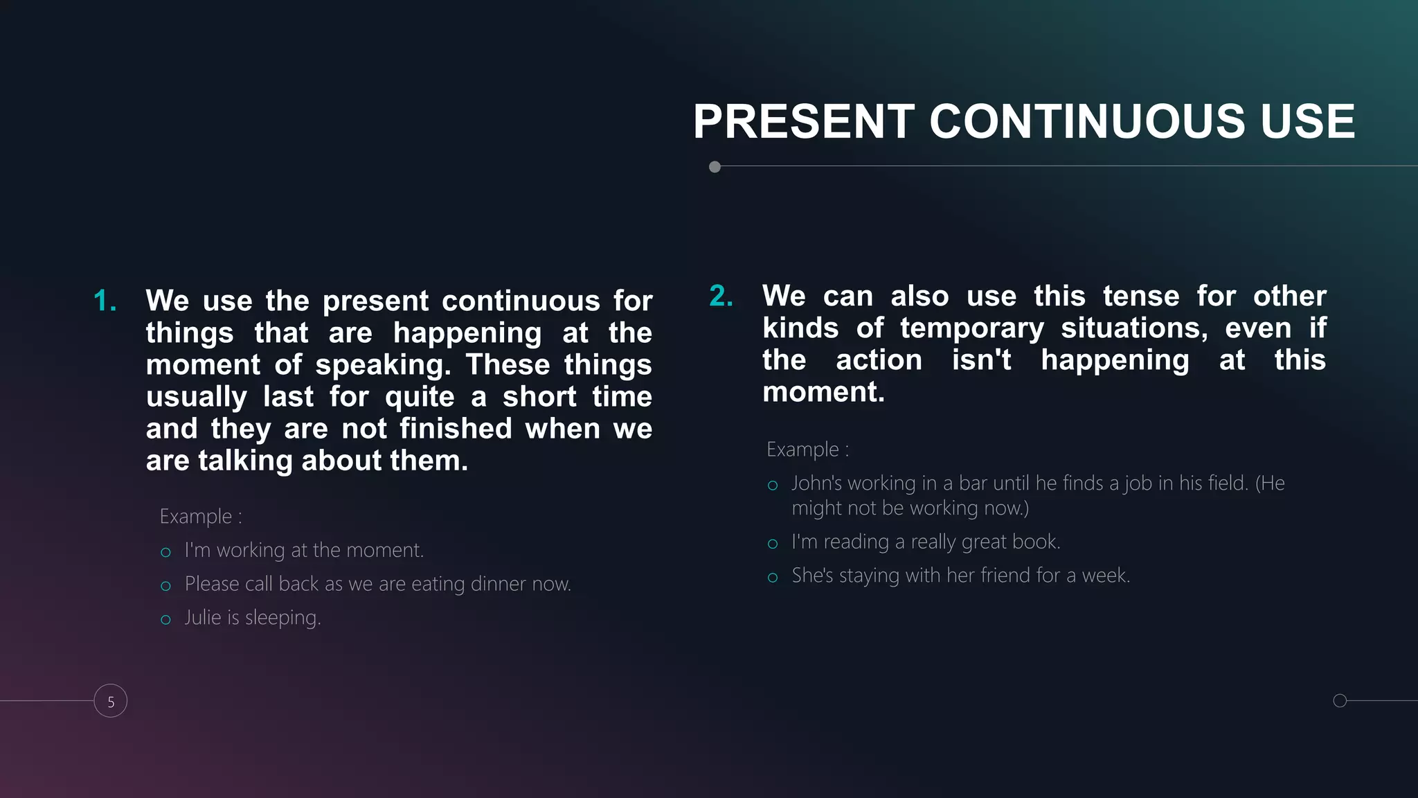Present continuous | PPT