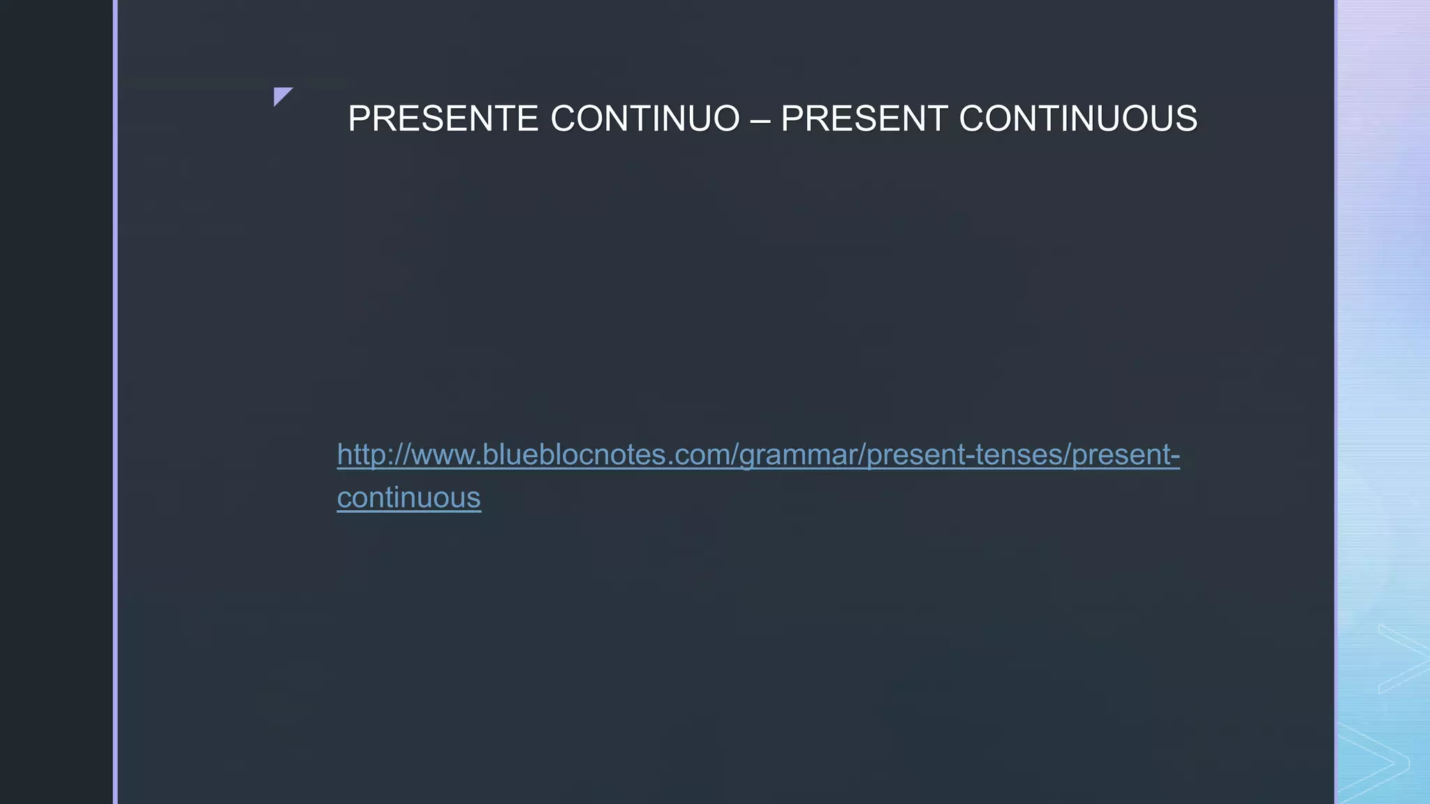 Present continuous | PPTX