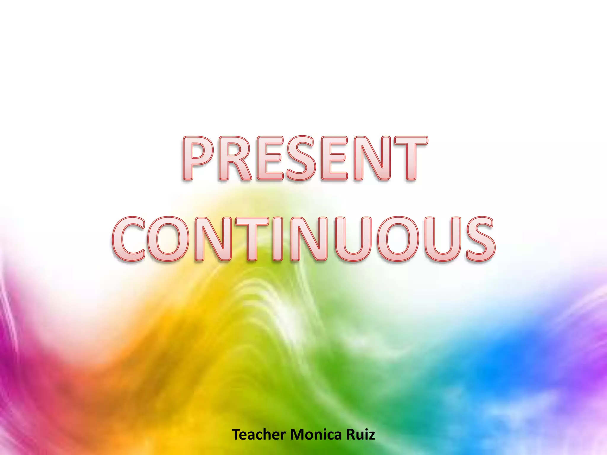 Present continuous | PPT