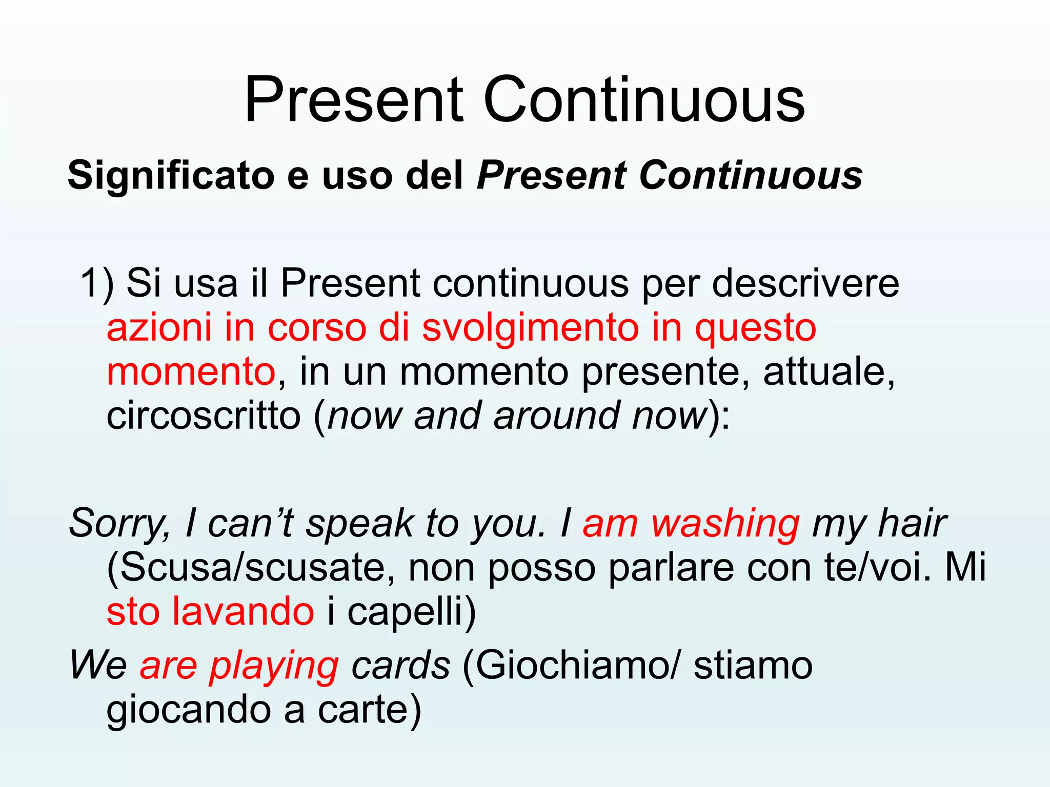 Present continuous | PPT