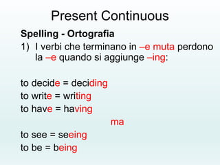 Present continuous | PPT