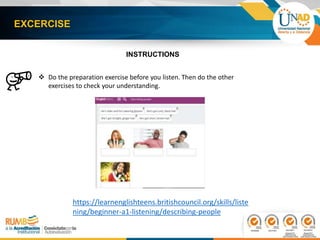 Present continuous describing people | PPT