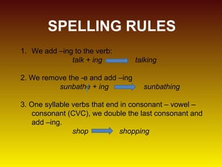 Present continuous | PPT