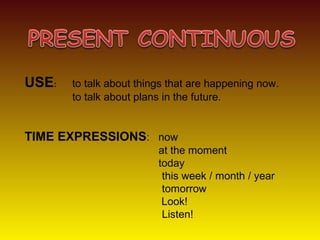 Present continuous | PPT