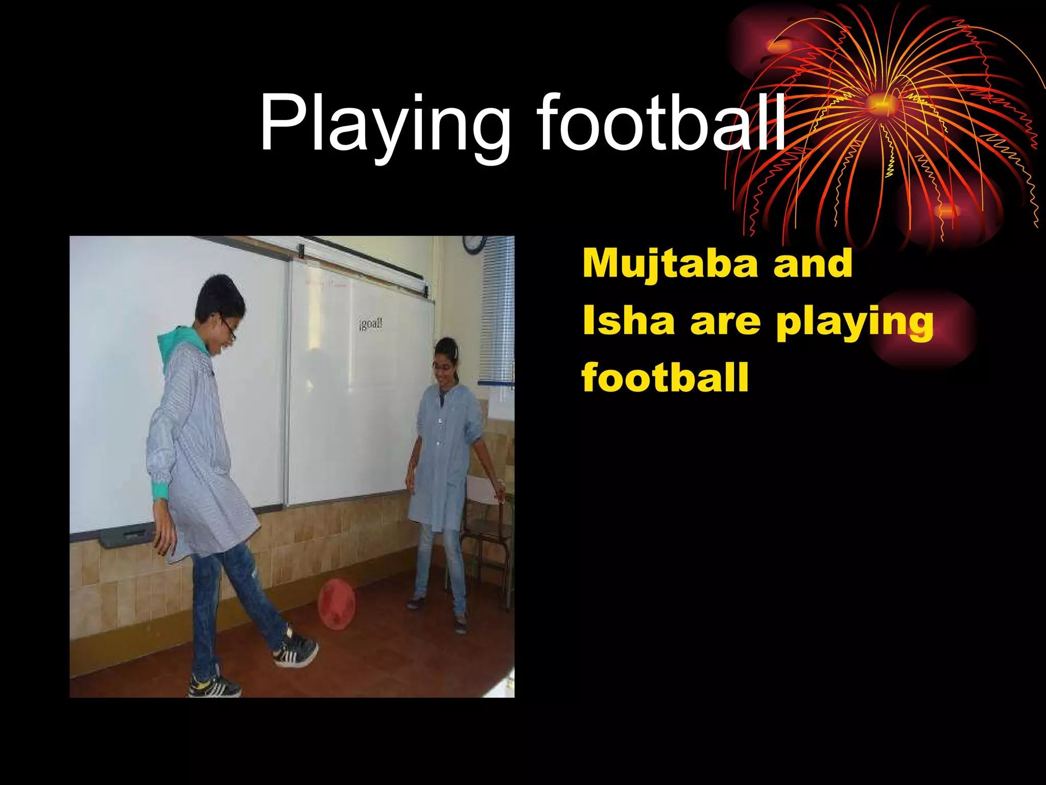 Present continuous 6th grade | PPT