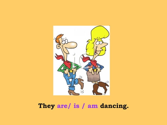 Present continuous choose correct options | PPT