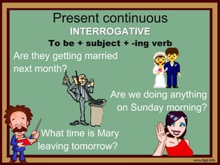 PRESENT CONTINUOUS FOR FUTURE.ppt