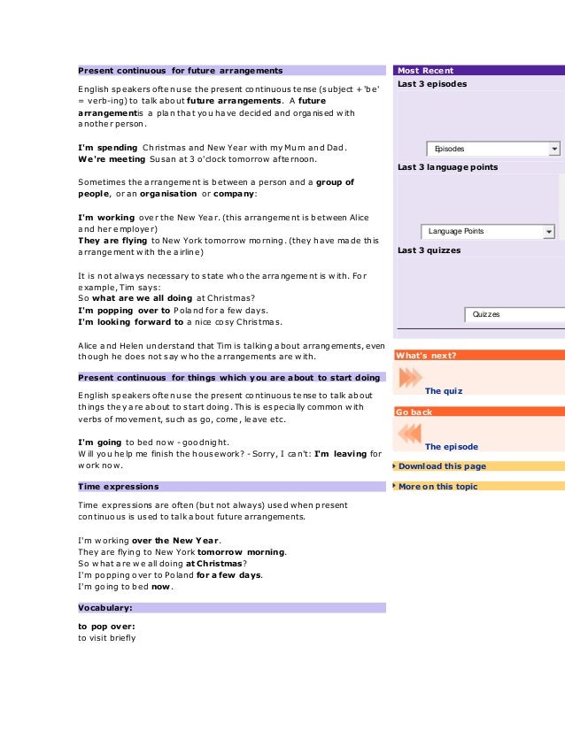 Present Continuous For Future Arrangements present-continuous-for-future-arrangements