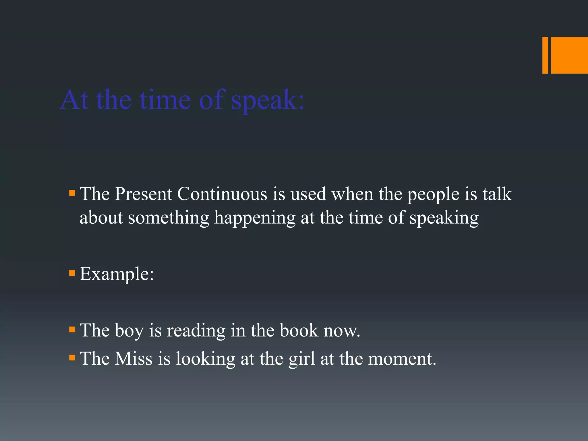 Present continuous gaby | PPTX