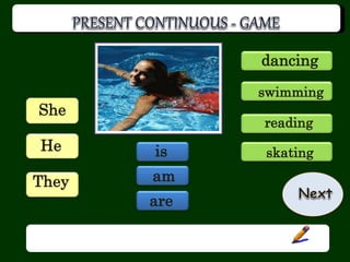 Present Continuous practice game | PPSX