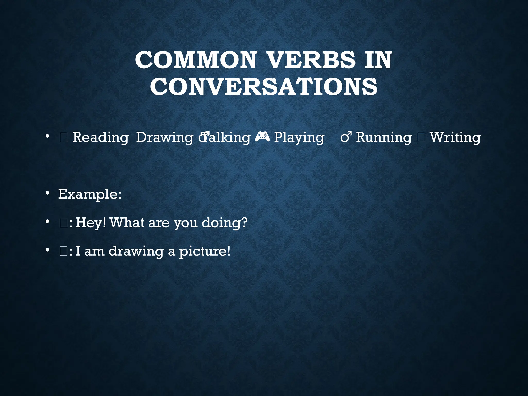 Present Continuous Presentation (conceito e exemplos) | PPTX