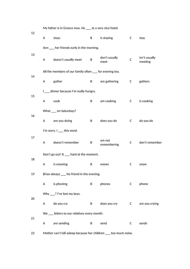 Present Continuous Present Simple taskts.docx