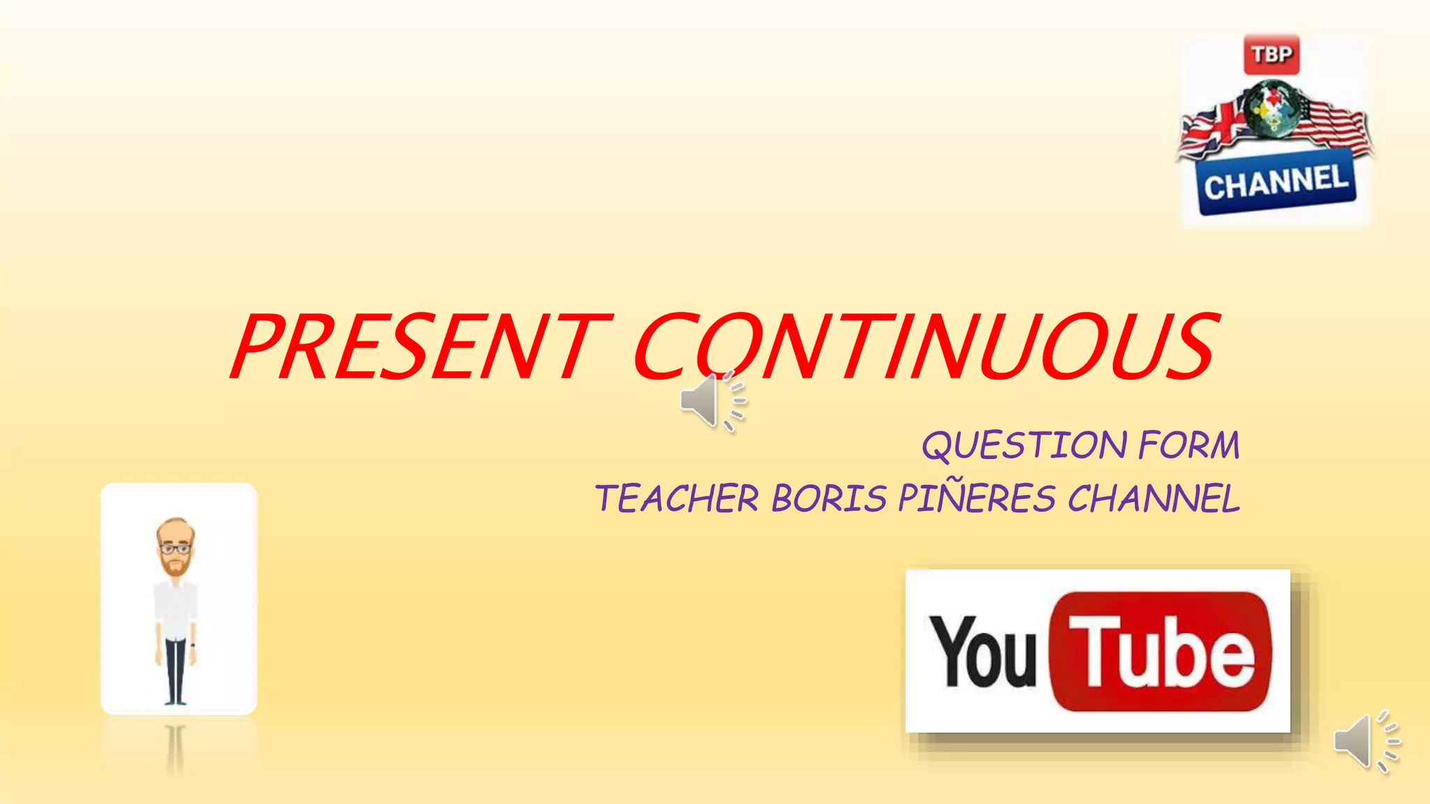 Present continuous question form | PPTX