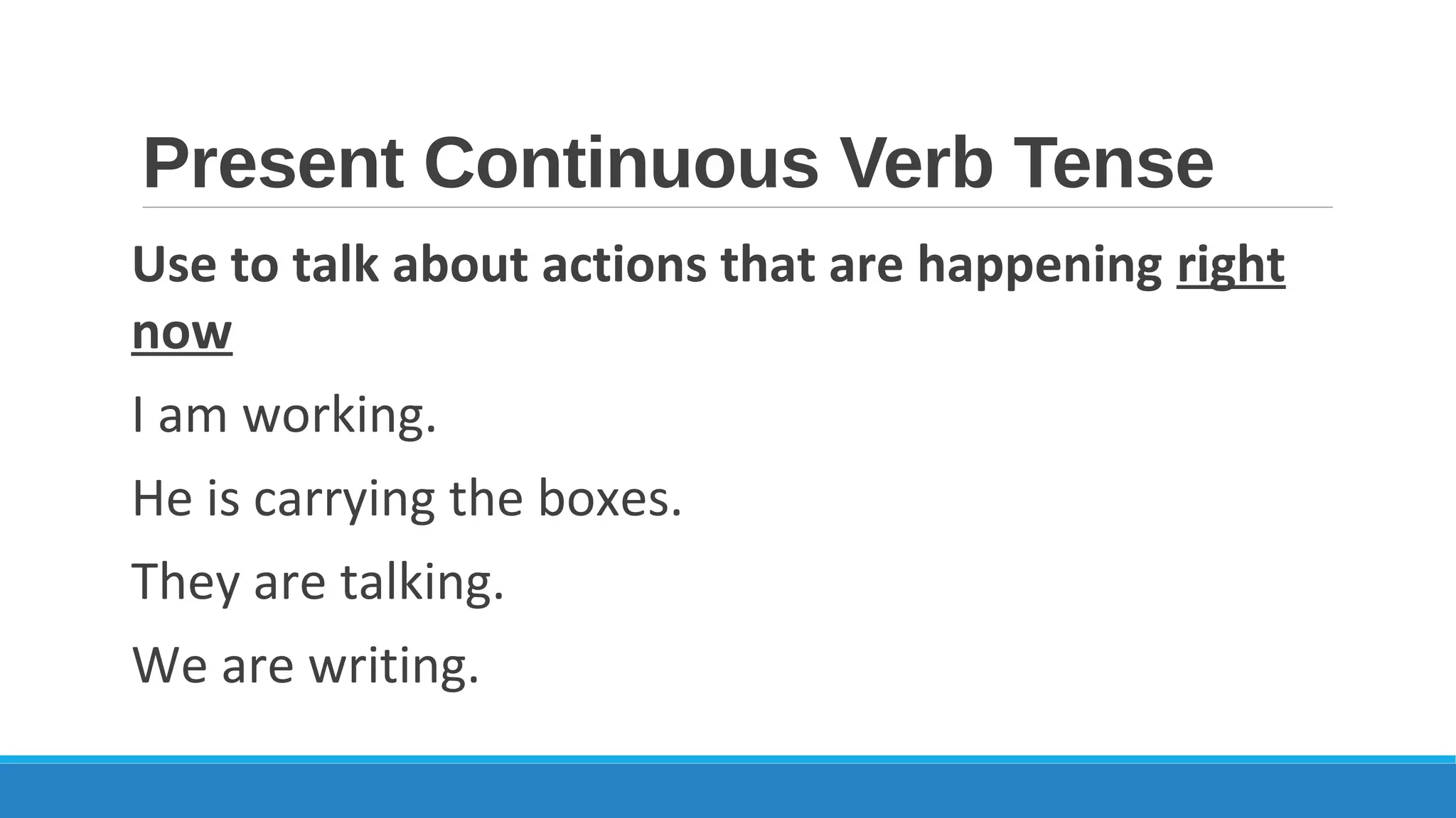 Present Continuous & Simple Present | PPT