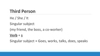 Present Continuous & Simple Present | PPT