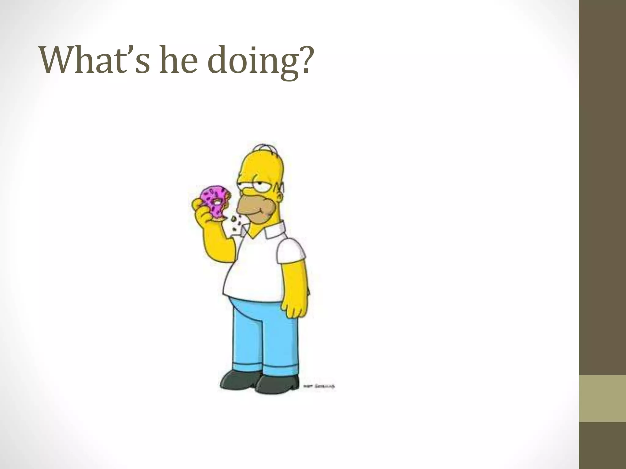 Present continuous simpsons | PPTX