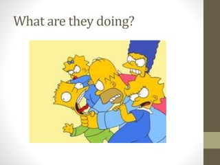 Present continuous simpsons | PPTX